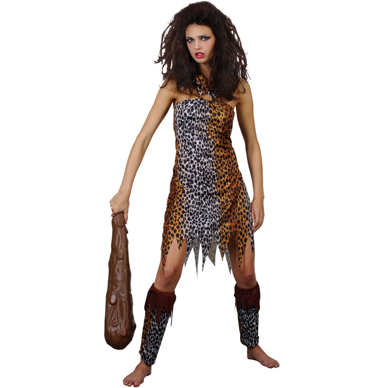 New Jungle Cavewoman Caveman Flintstones Prehistoric Fancy Dress